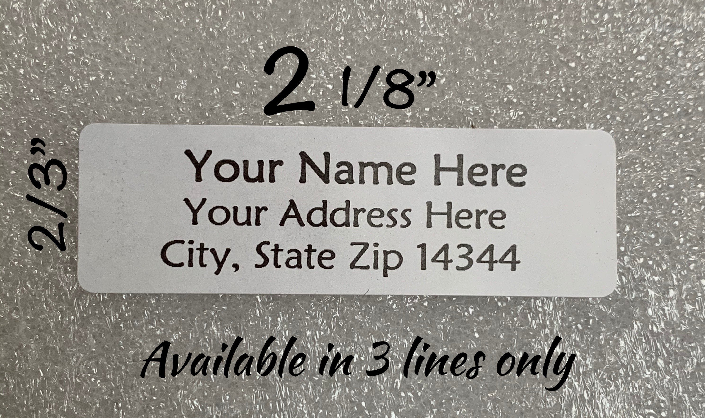 Quality Printed thermal Address Labels 450pcs - Etsy