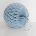 Dusty Blue Tissue Paper Honeycombs - Vinatge Blue Hanging Wedding Party ...