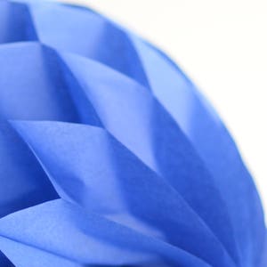 Parade Blue Tissue Paper Honeycomb Ball-hanging Wedding Party ...