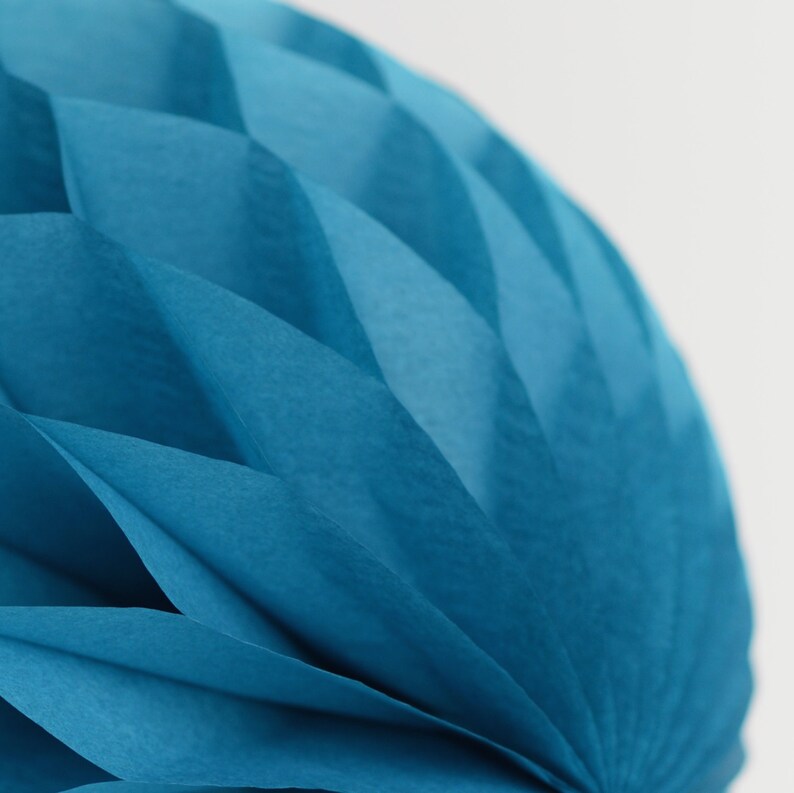 Peacock Tissue Paper Honeycombs - Hanging Wedding Party Decorations - Etsy