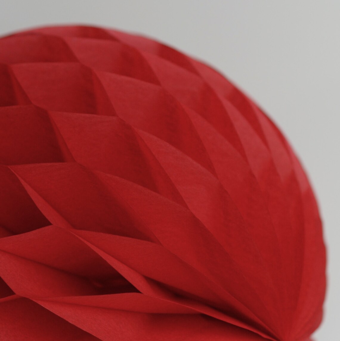 Deep Red Tissue Paper Honeycombs - Hanging Wedding Party Decorations - Etsy