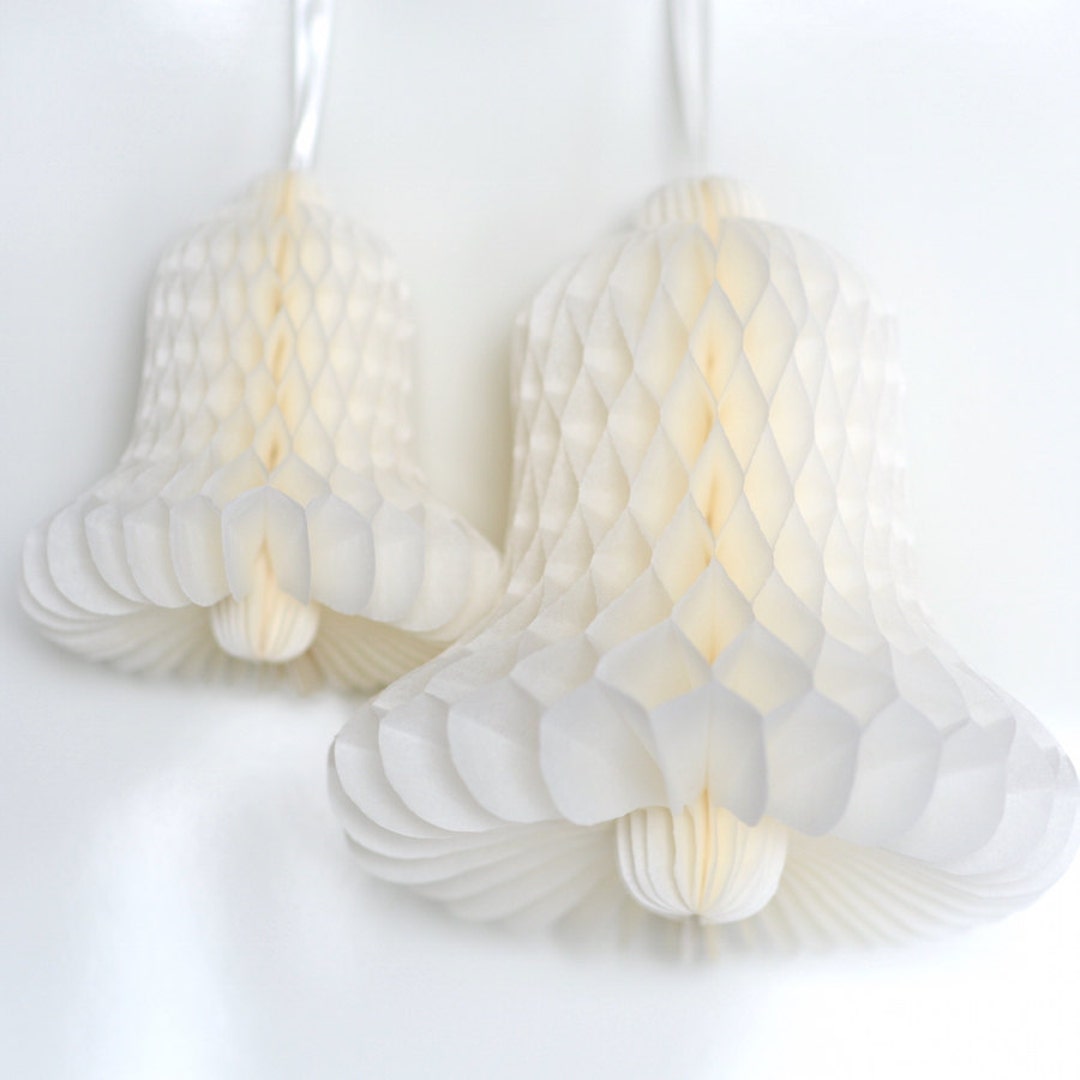 Tissue Paper Honeycomb Bell - Hanging Decorations - Various Colors ...