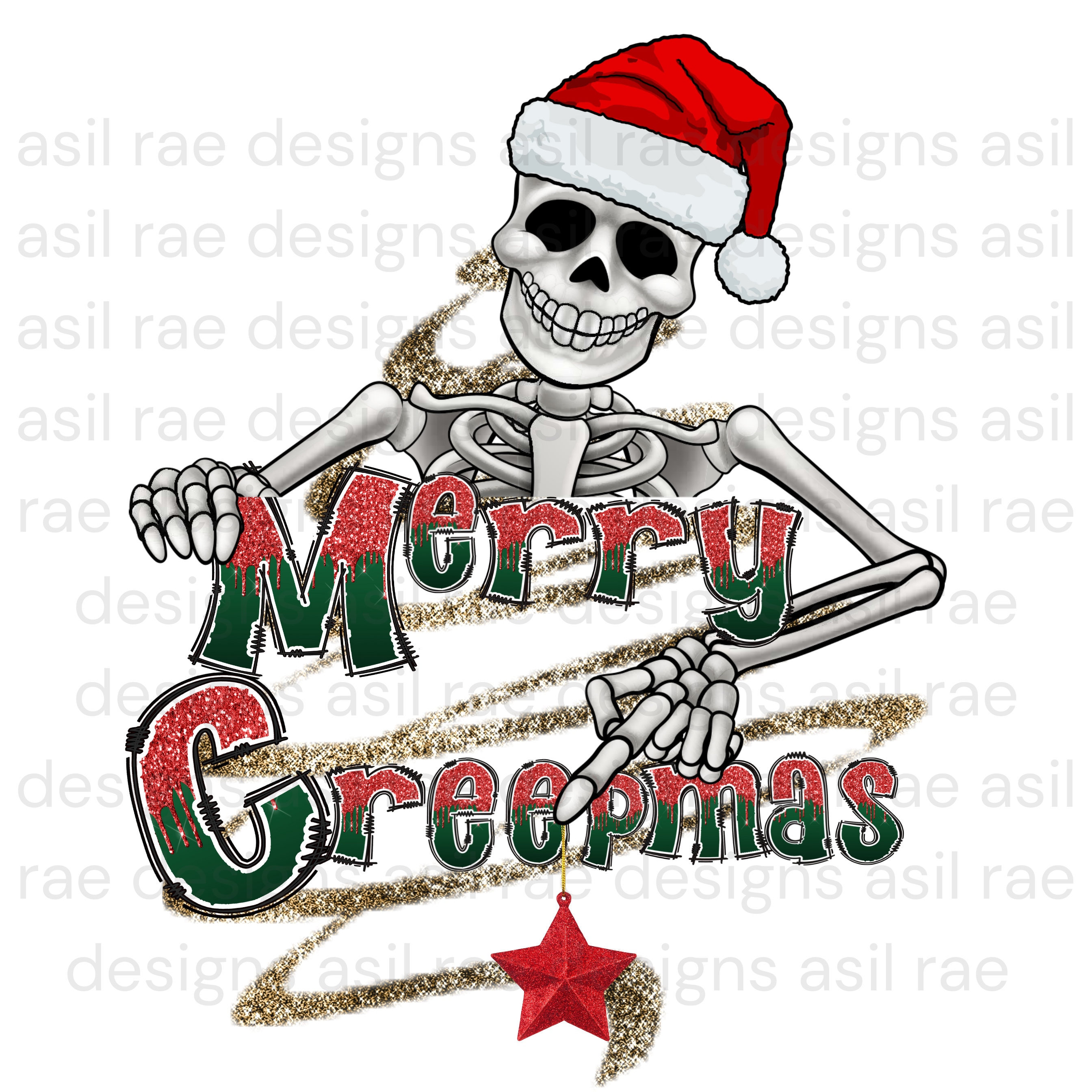 Merry Creepmas PNG Digital Download Sublimation - Etsy