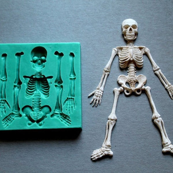 Skeleton Bones Mold - Etsy