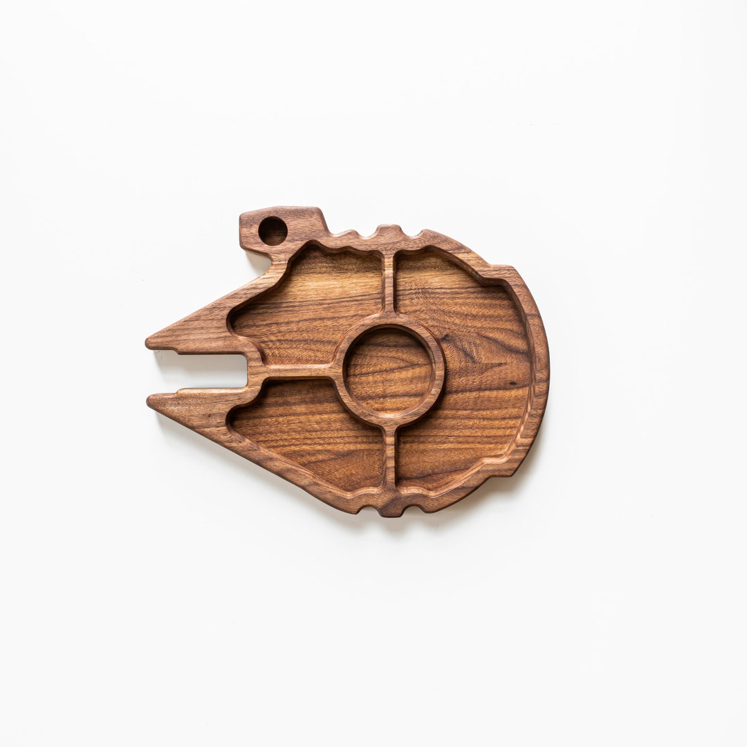 Star Wars Millennium Falcon Gift, Wooden Star Wars Tray, Anniversary ...