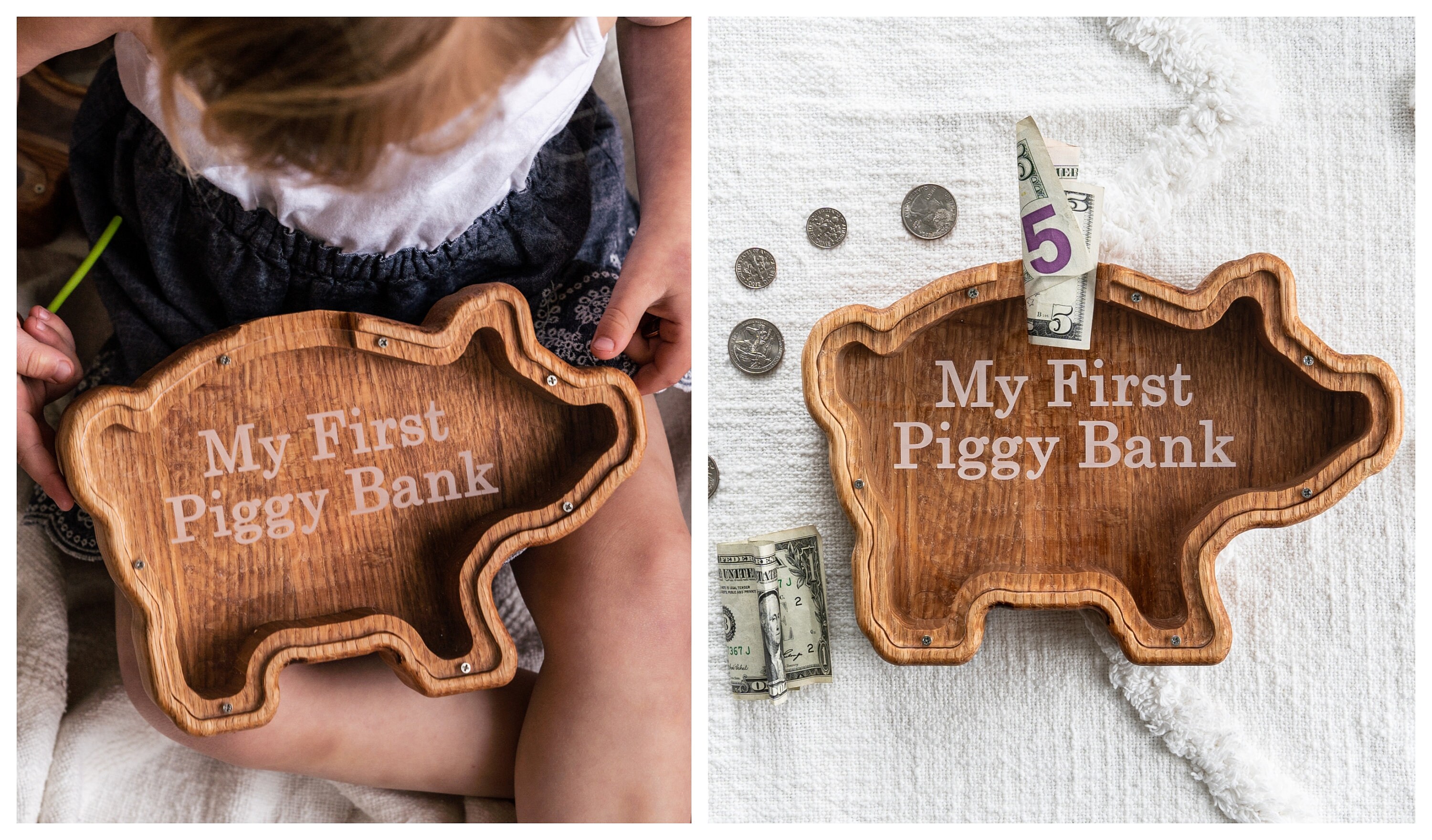 Nursery Decor Farm Animal Piggy Bank Animal Bank Farm | Etsy