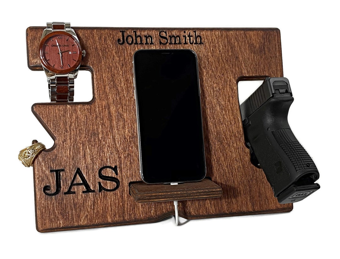 Wooden Docking Station, Police Officer Docking Station, Wood Stand for ...