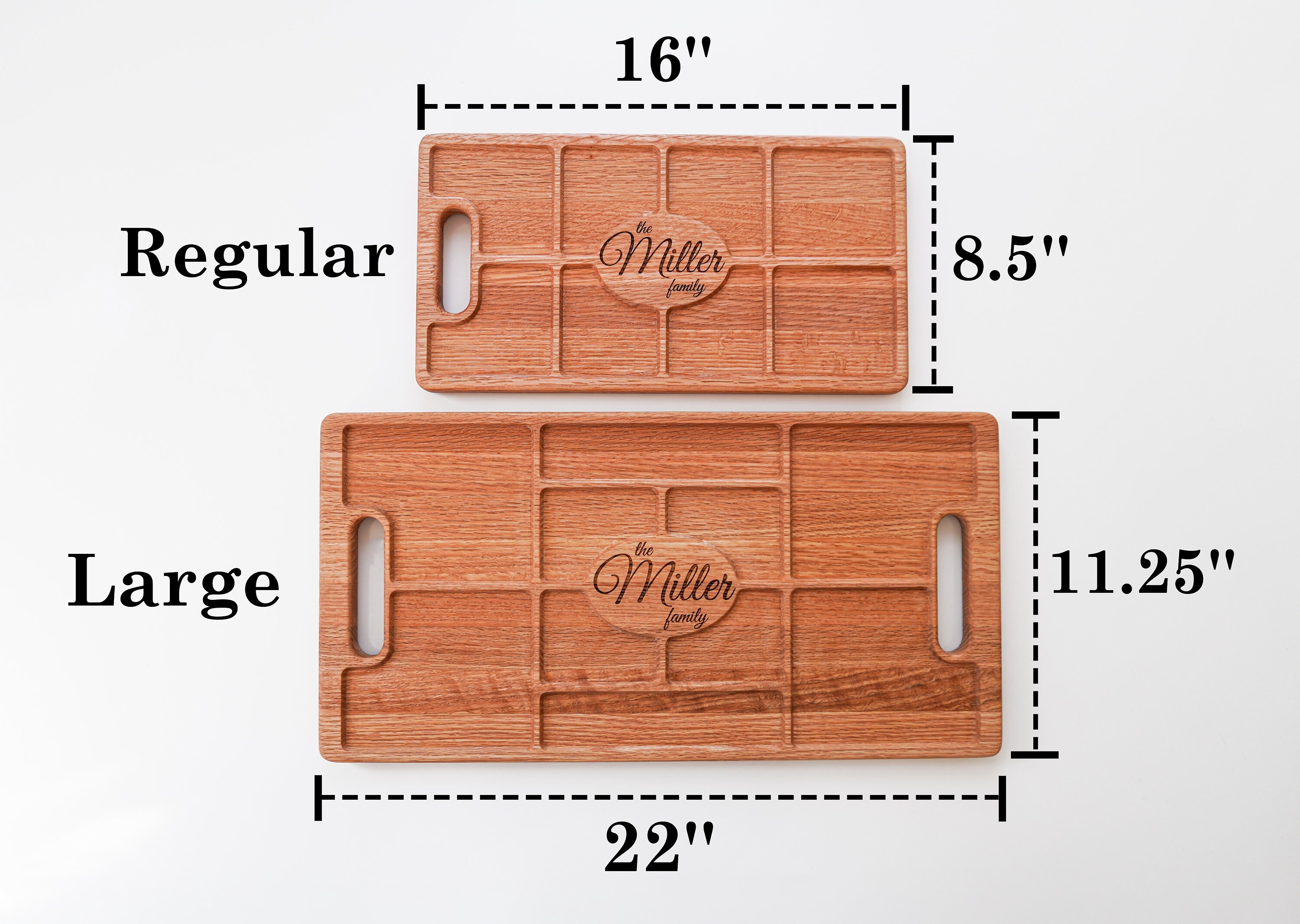 Personalized Event Tray With Handles, Summertime Backyard BBQ Board ...