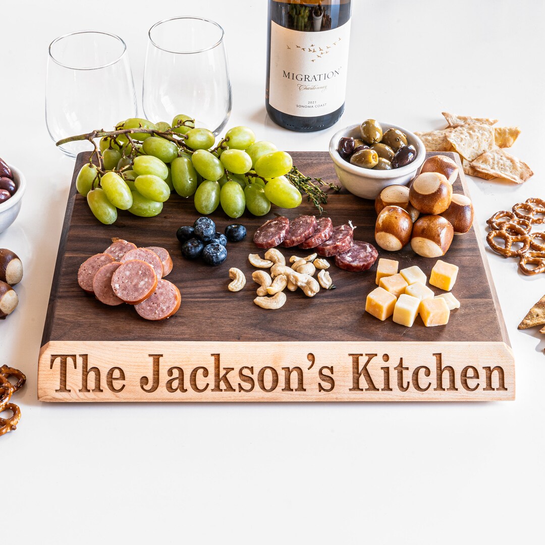 Personalized Cutting Board, 5 Year Anniversary Wood Gift, Wooden ...