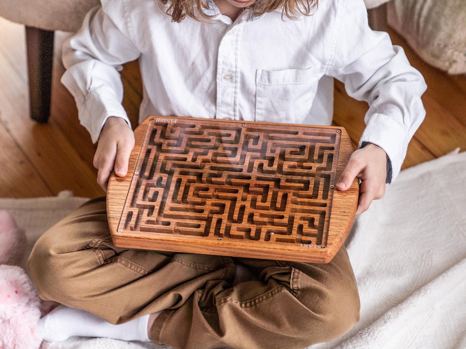 Wood Board Game, Travel Game, Maze Game, Kids Toy, Lobby Toy, Waiting ...