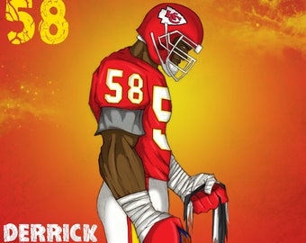 Derrick Thomas Poster - Etsy