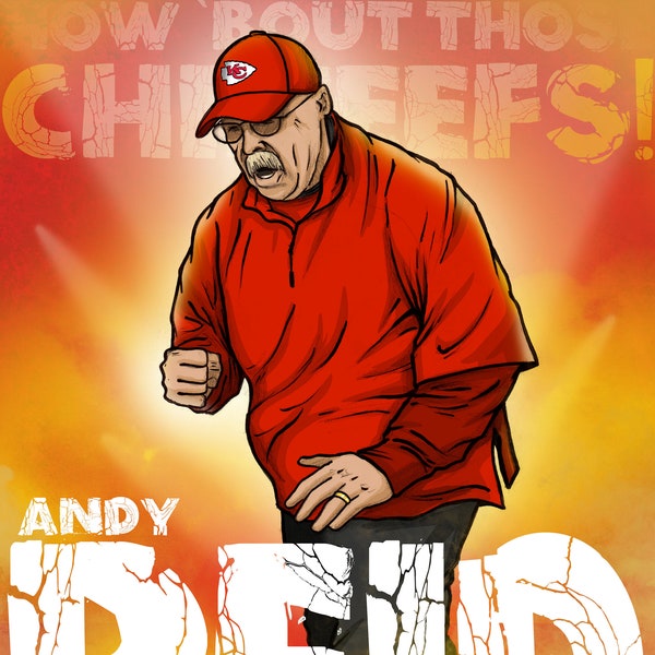 Andy Reid Wall Art - Etsy