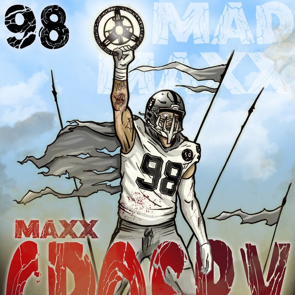 Maxx Crosby Png - Etsy