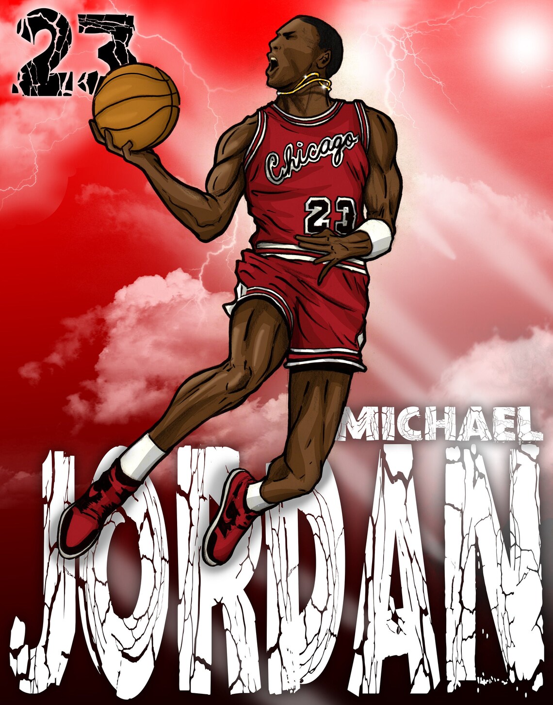 Michael Jordan Poster - Etsy
