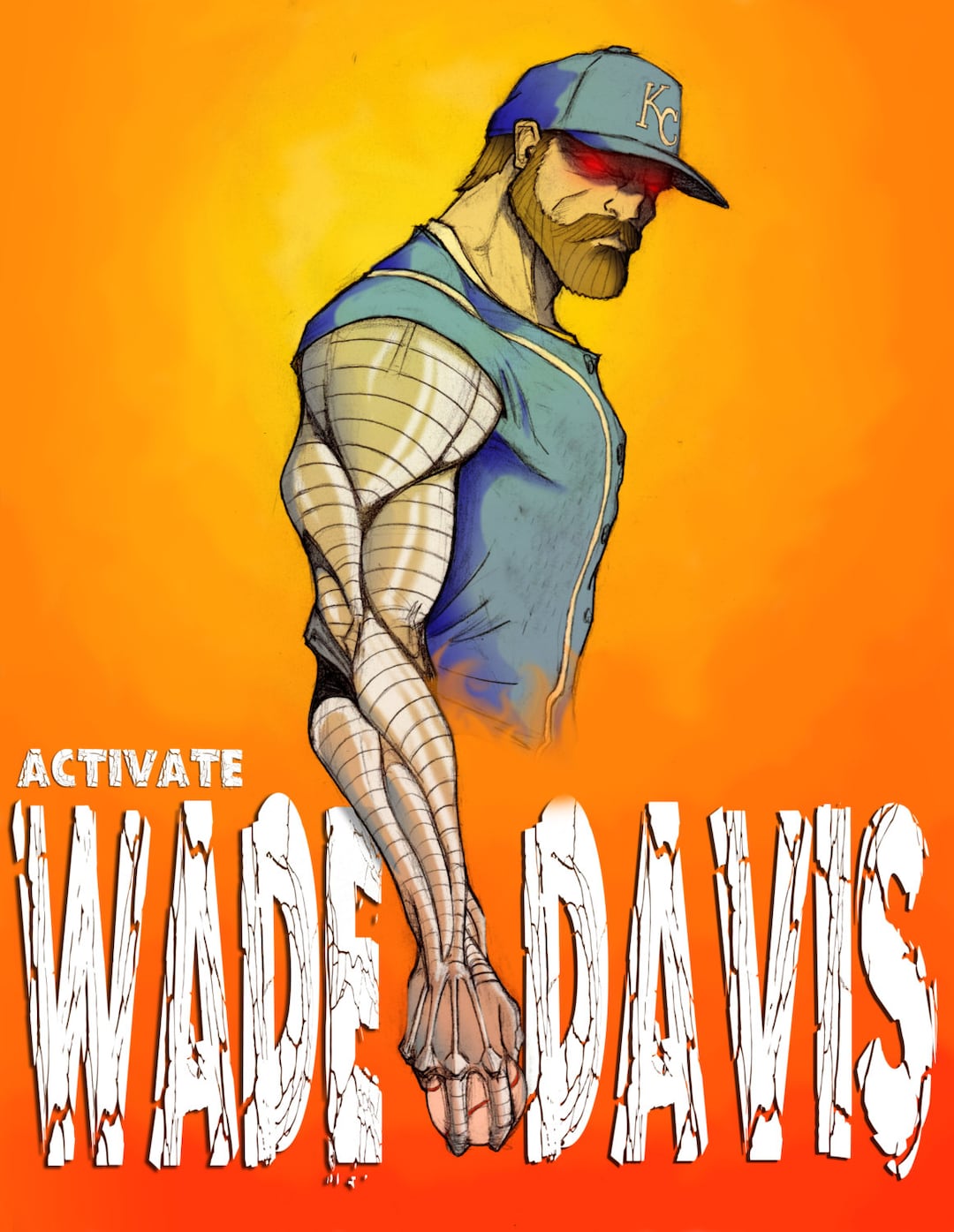 Wade Davis Poster - Etsy