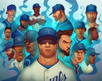 Kansas City Royals Inspired Sticker KC Missouri Baseball - Etsy