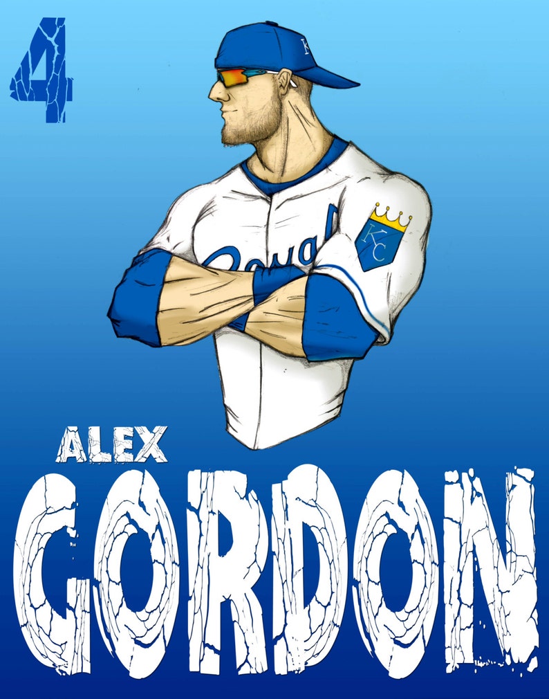 Alex Gordon Poster - Etsy