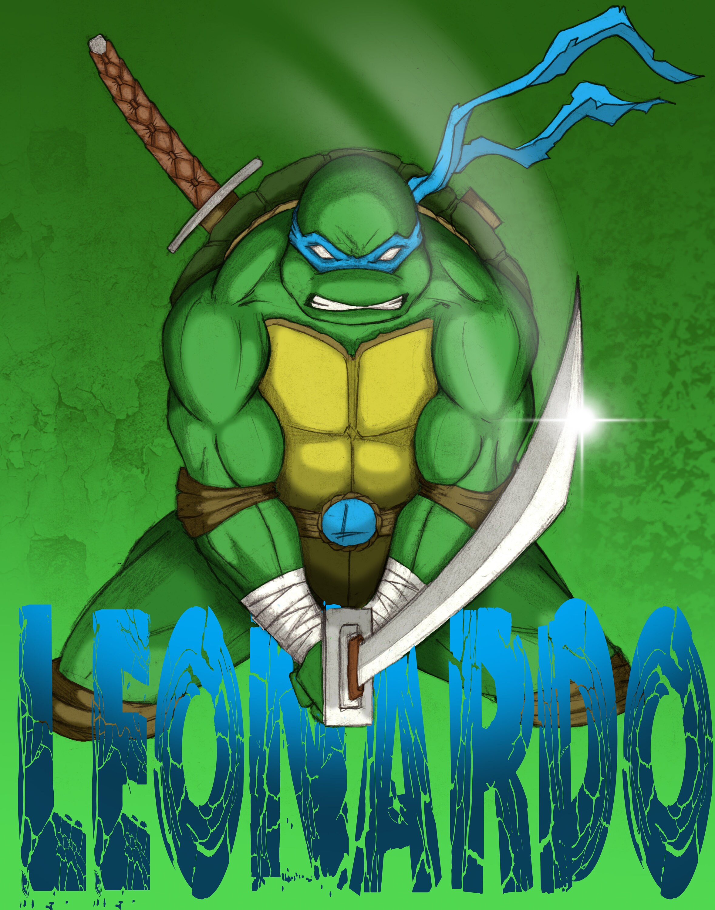 Leonardo Poster - Etsy