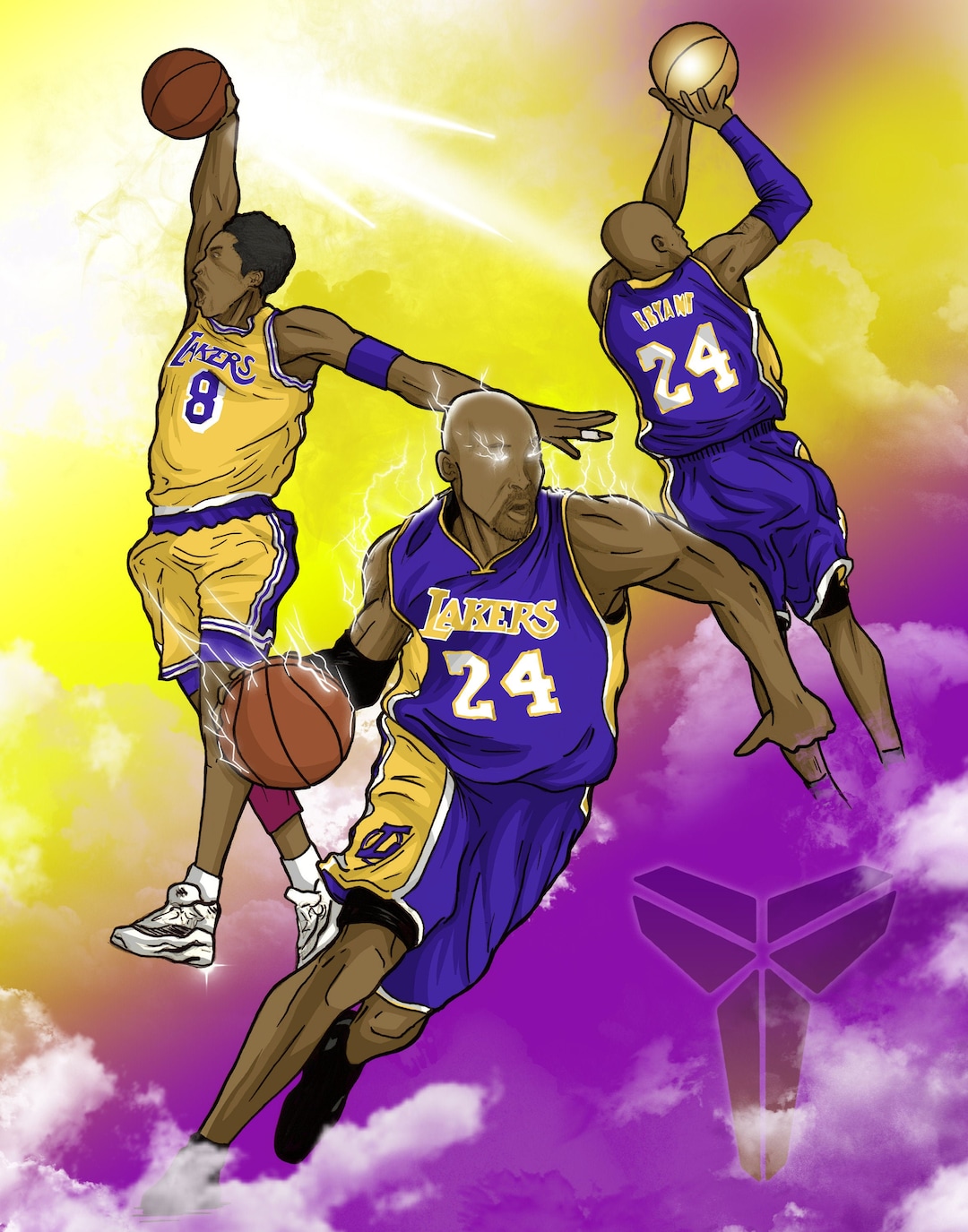 Kobe Bryant Poster - Etsy