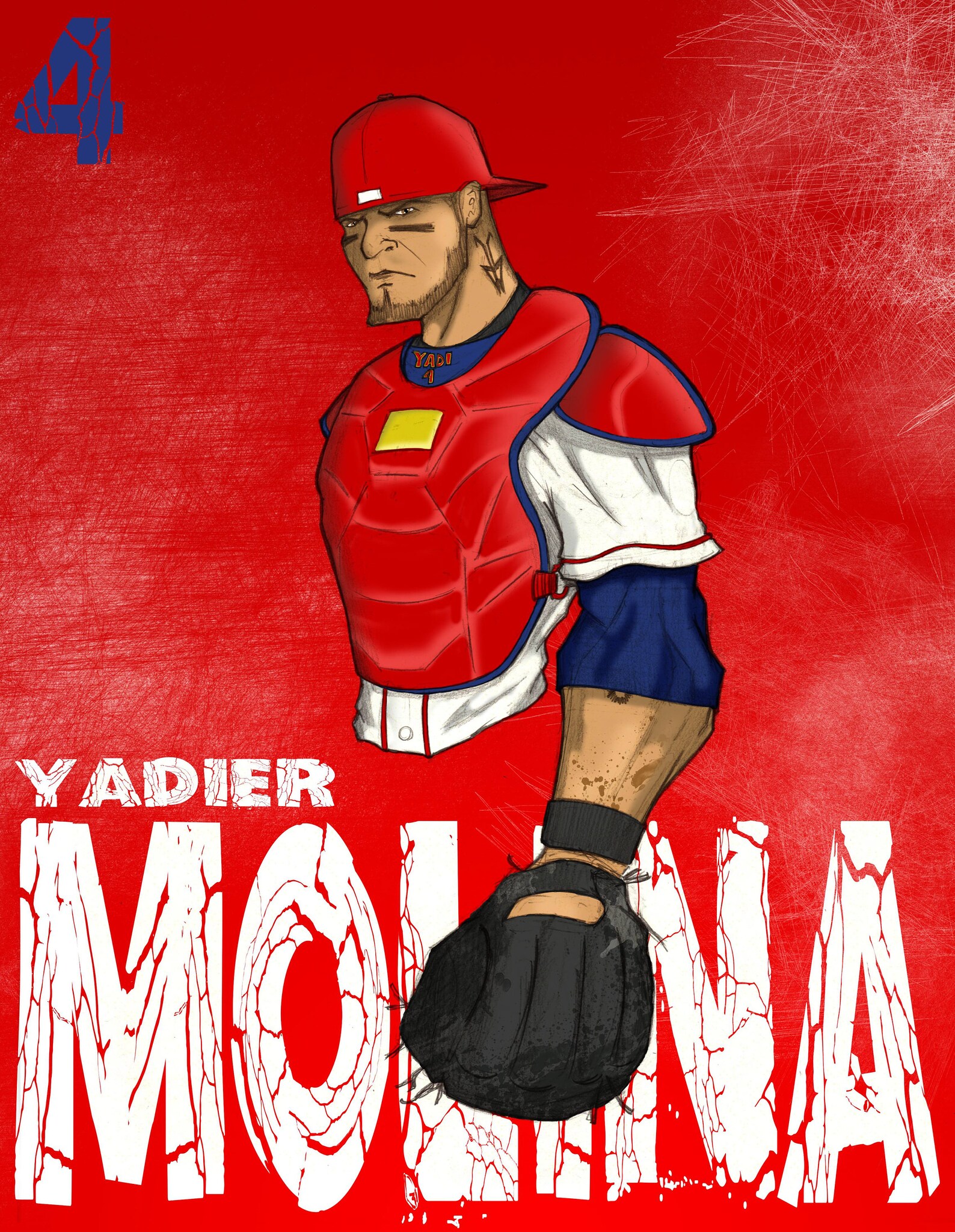 Yadier Molina Poster - Etsy