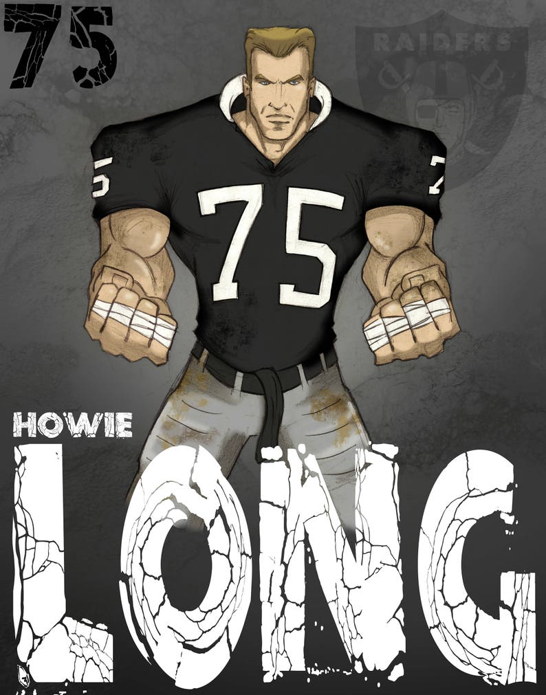 Howie Long Poster - Etsy