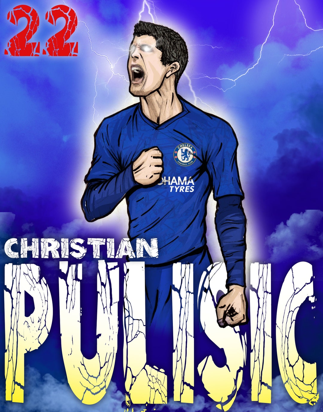 Christian Pulisic Poster - Etsy