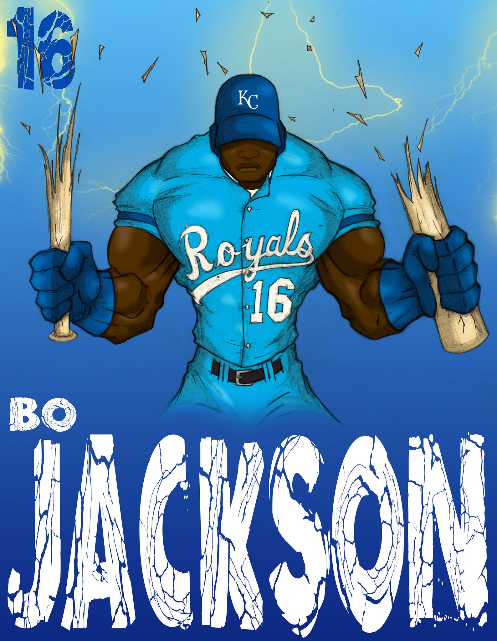 Bo Jackson Poster - Etsy