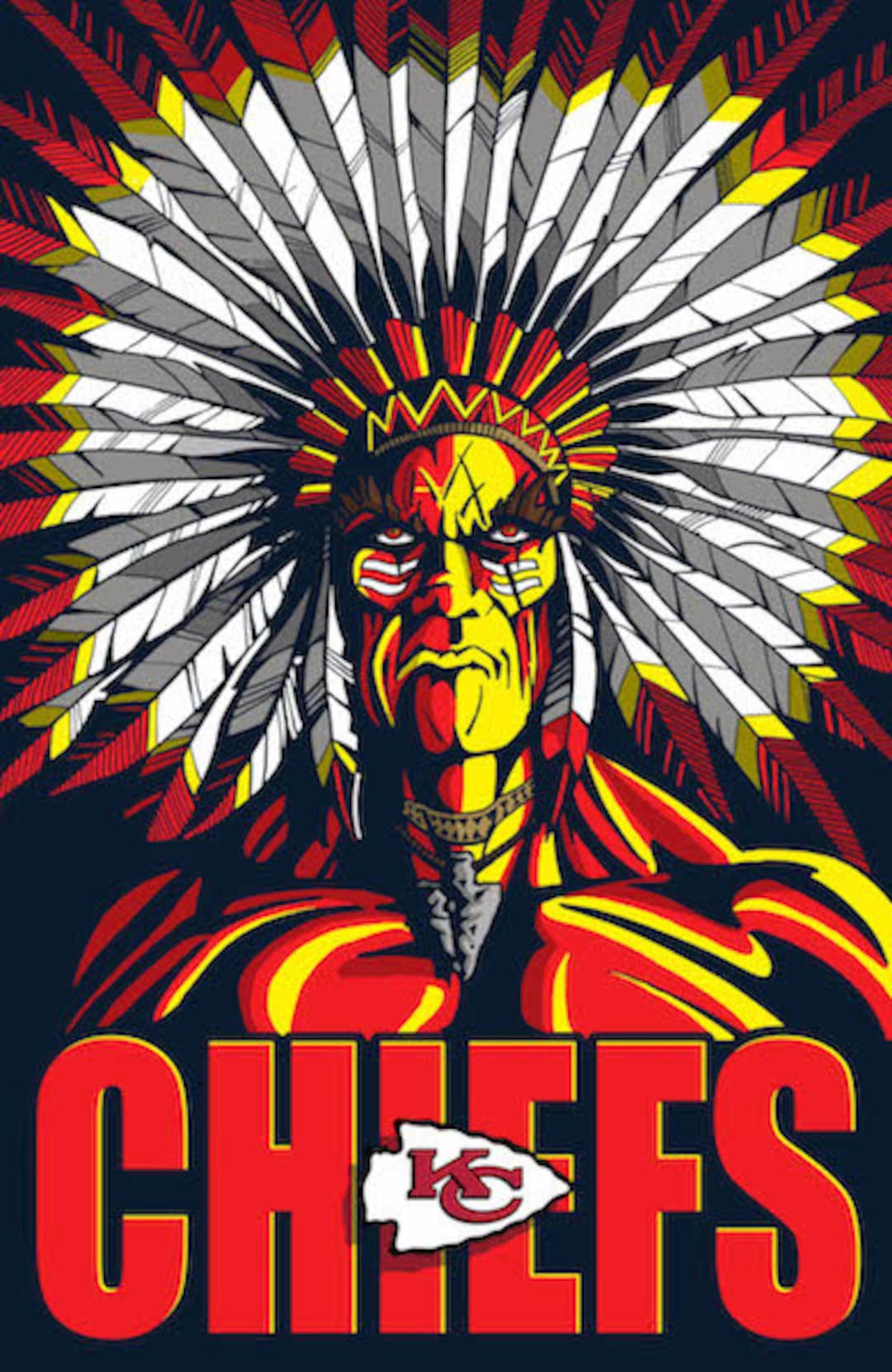 Kansas City Chiefs Poster - Etsy