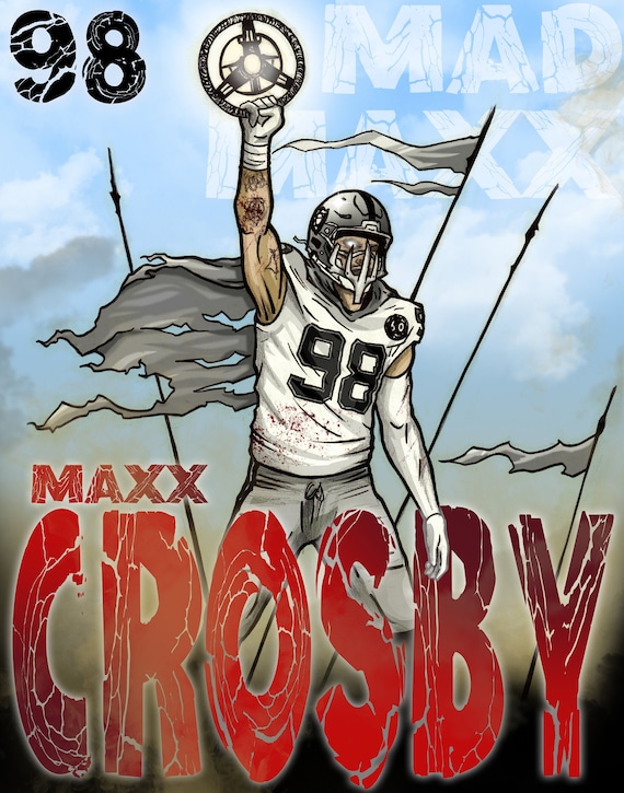Maxx Crosby Poster - Etsy Australia