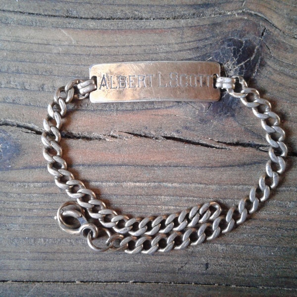 Bracelet Silver Wwii - Etsy