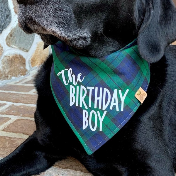Birthday Dog Bandana - Etsy