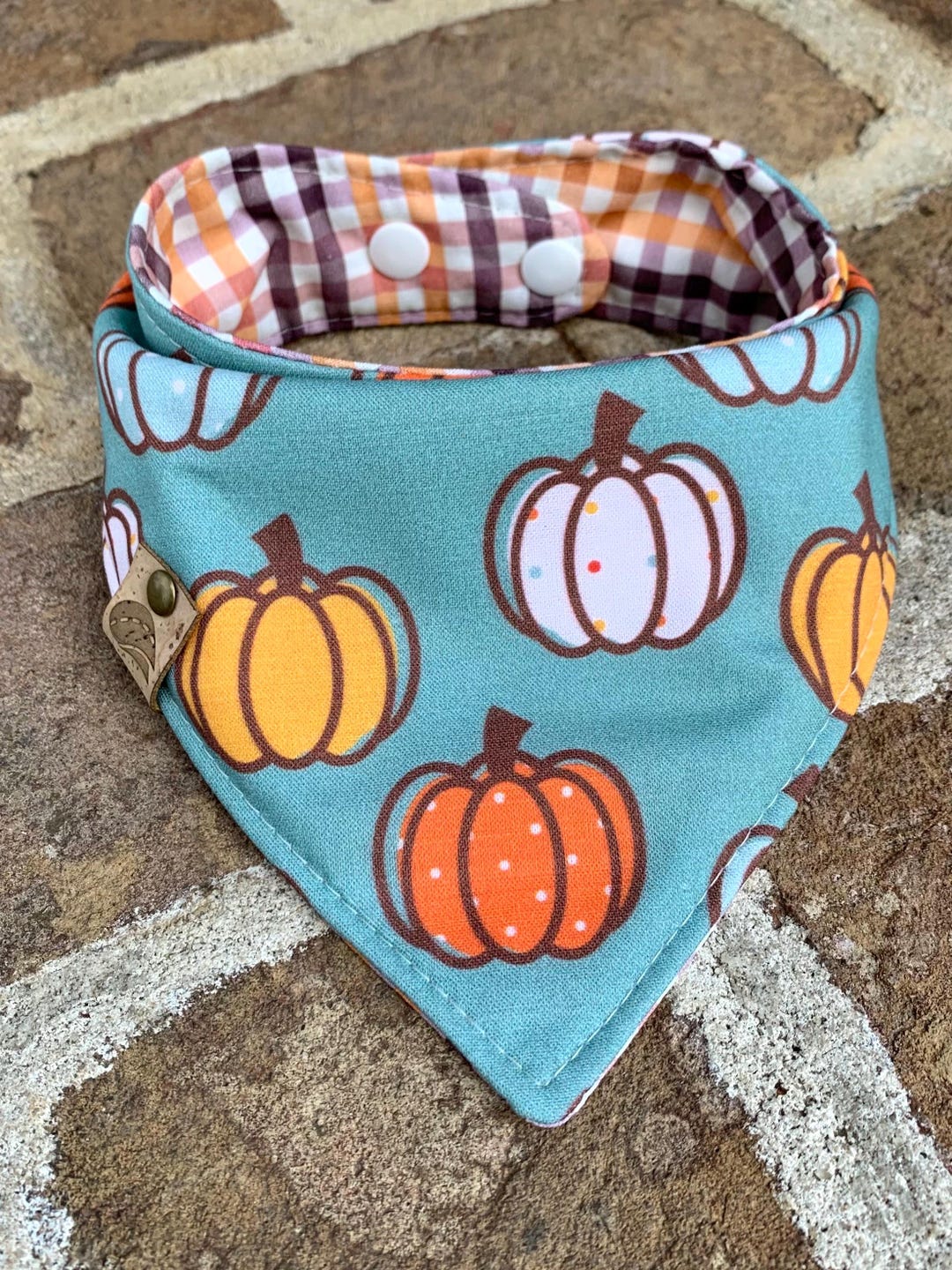 Fall Dog Bandana Fall Bandana Dog Gift Halloween Dog Bandana Pumpkin ...