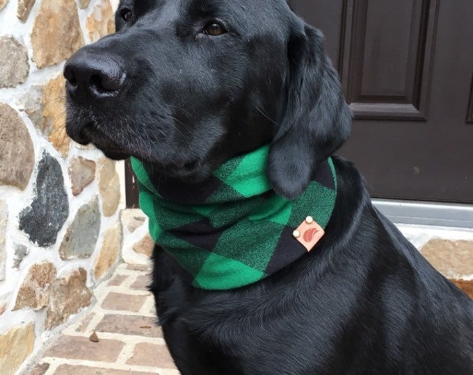 Dog Scarf Dog Scarves Fall Dog Bandana Plaid Scarf Plaid Dog Scarf ...