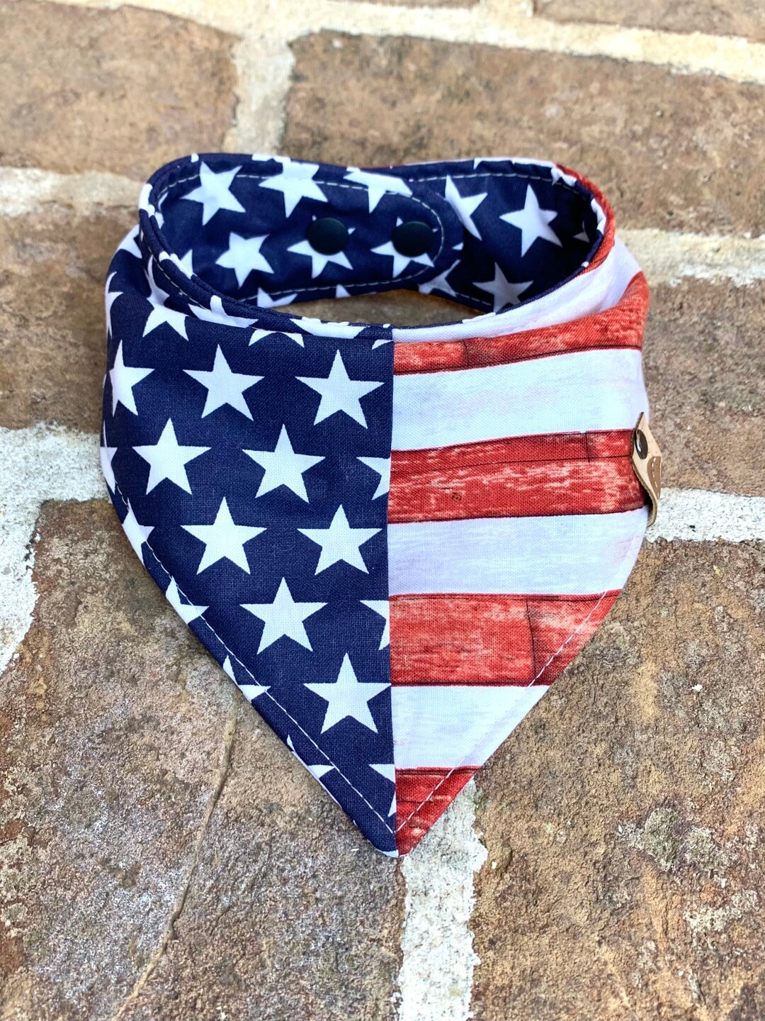Patriotic Dog Bandana Fourth of July Dog Memorial Day Dog American Flag ...