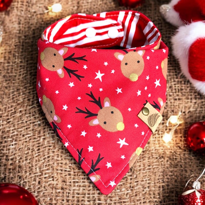 Dog Christmas Bandana - Etsy