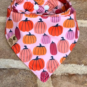 Fall Dog Bandana Fall Bandana Dog Gift Halloween Dog Bandana Pumpkin ...