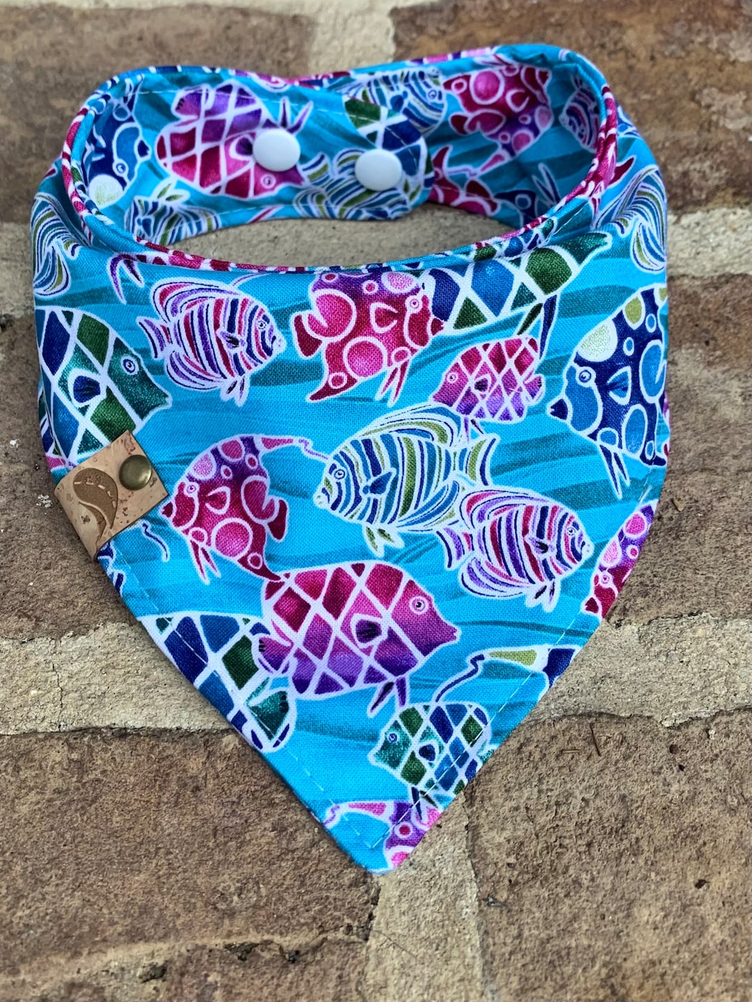 Tropical Fish Dog Bandana Banana Dog Bandana Bandana Summer Dog Bandana ...