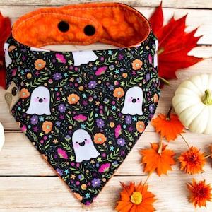 Fall Dog Bandana Personalized Dog Gift Embroidered Dog Bandana Purple ...