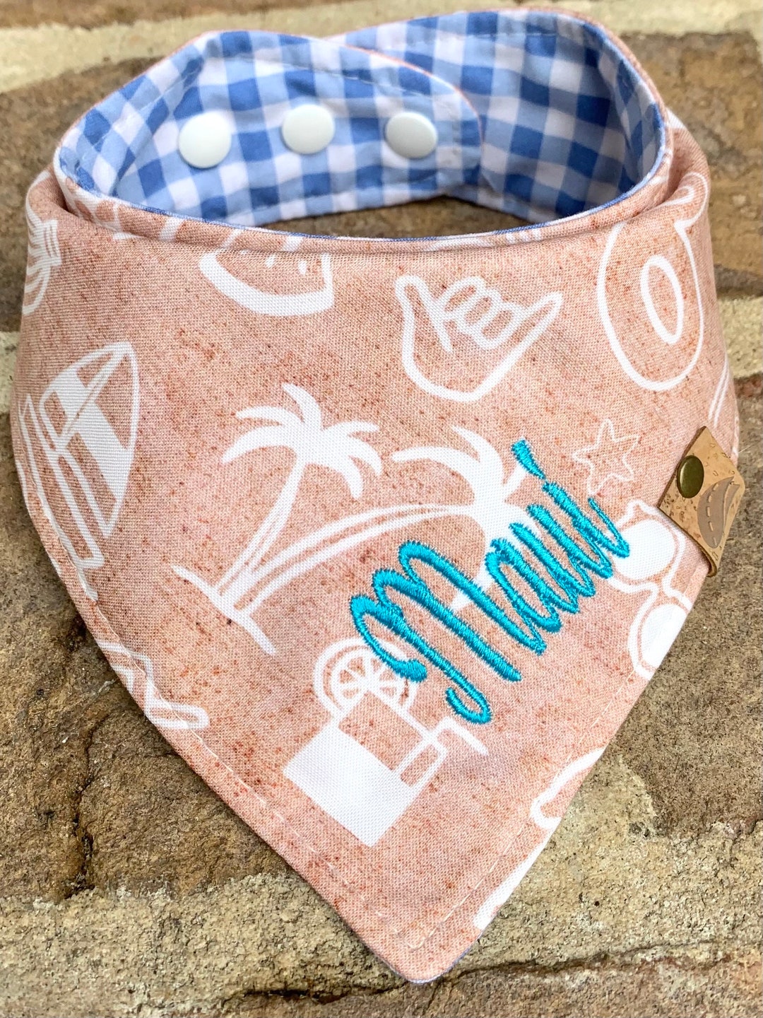 New! Beach Dog Bandana Palm Tree Bandana Summer Dog Bandana Tropical ...
