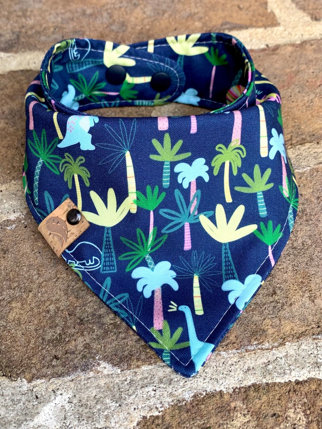 Palm Tree Dog Bandana Vacation Bandana Summer Dog Bandana Tropical Dog ...