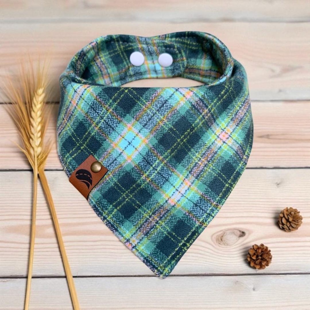 Dog Bandana Plaid Bandana Dog Gift Fall Dog Bandana Thanksgiving ...