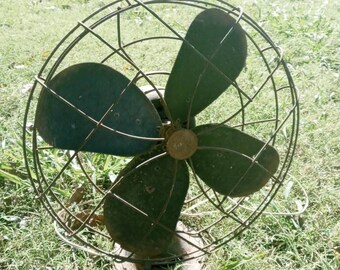 Vintage Metal Fan - Etsy