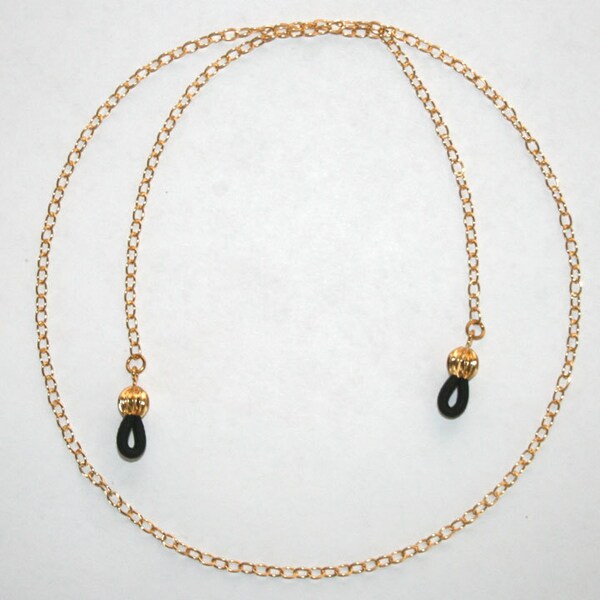 Gold Eyeglass Chain - Etsy