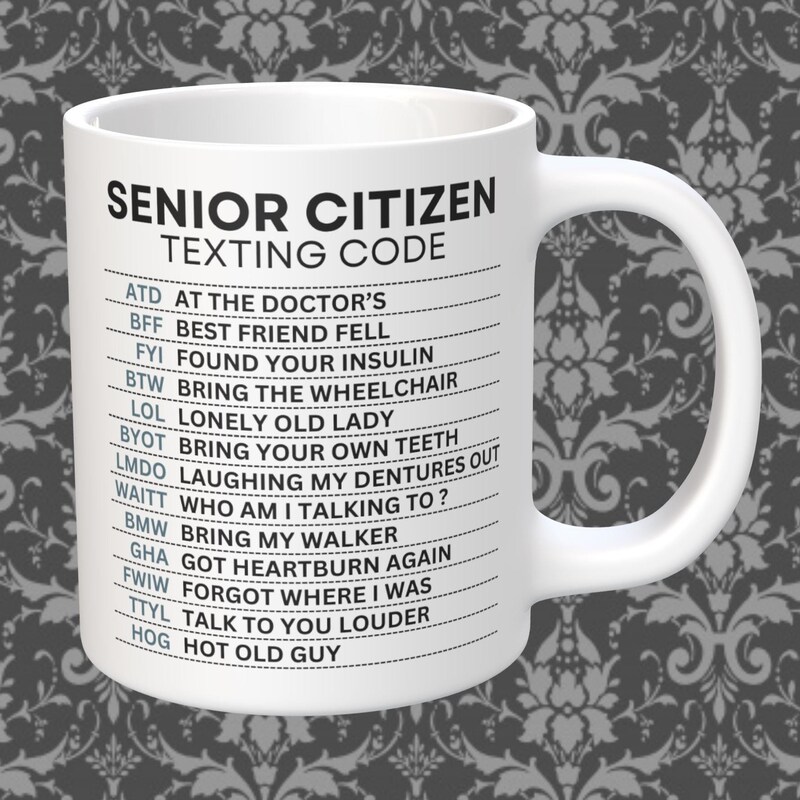 Funny Senior Mug - Etsy