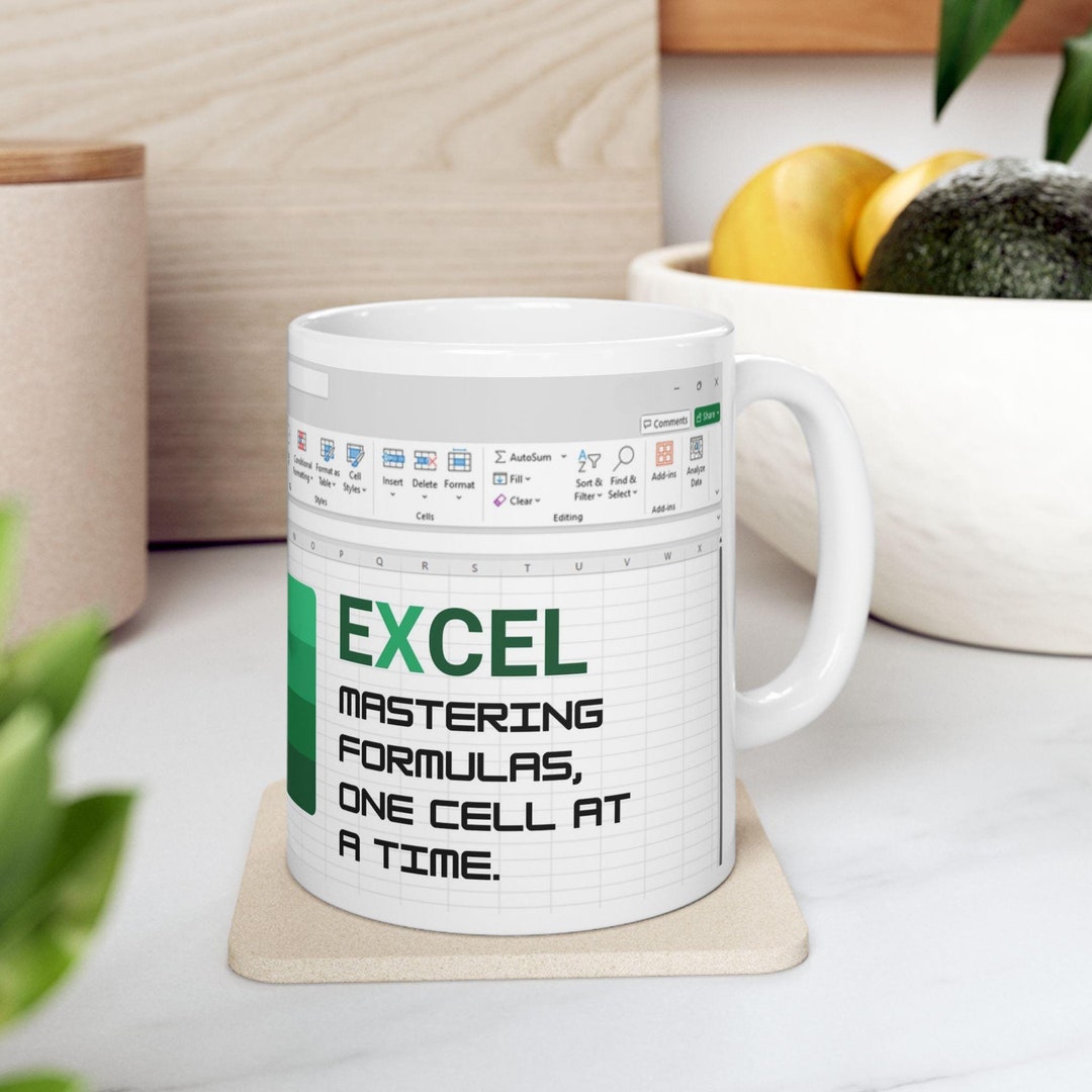 Funny Excel Mug: Accountant, Finance Gift (11oz 15oz) - Etsy