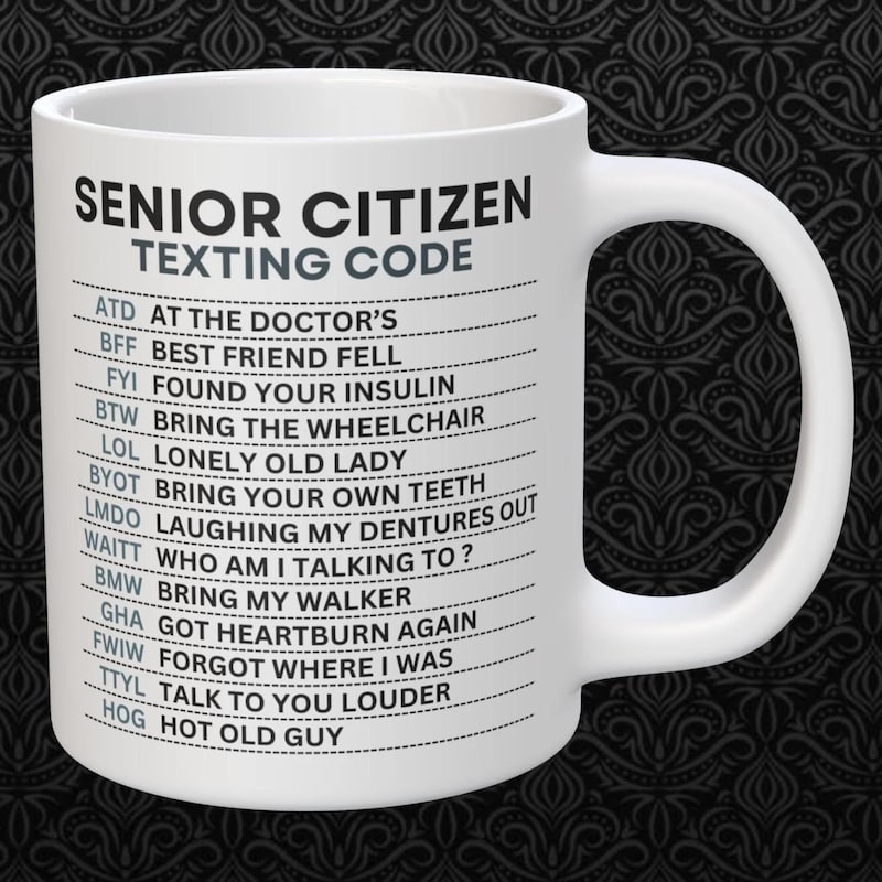 Funny Senior Mug - Etsy