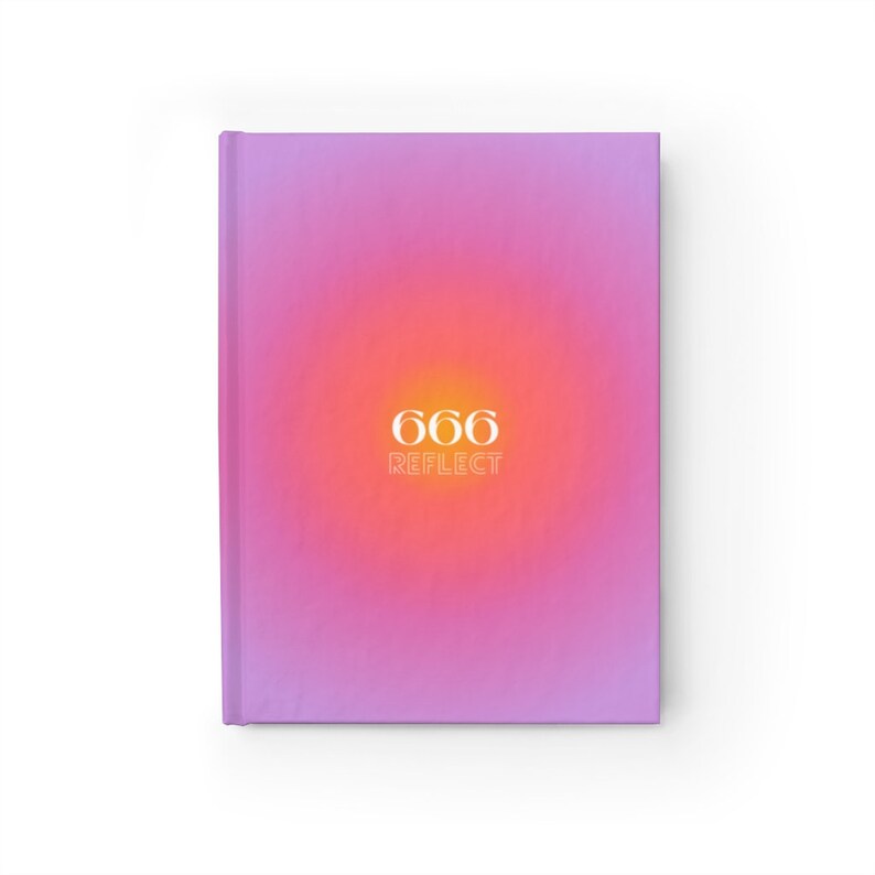 666 Angel Number Aura Journal Sketchbook Notebook - Etsy