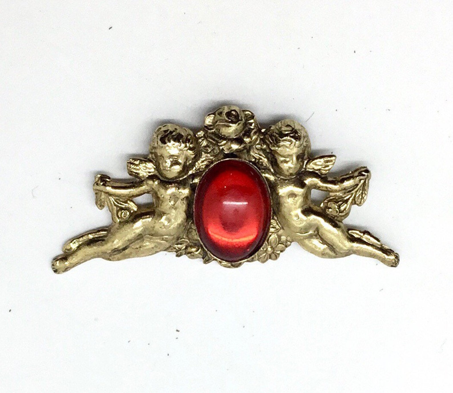 Vintage Cupid Brooch | Etsy