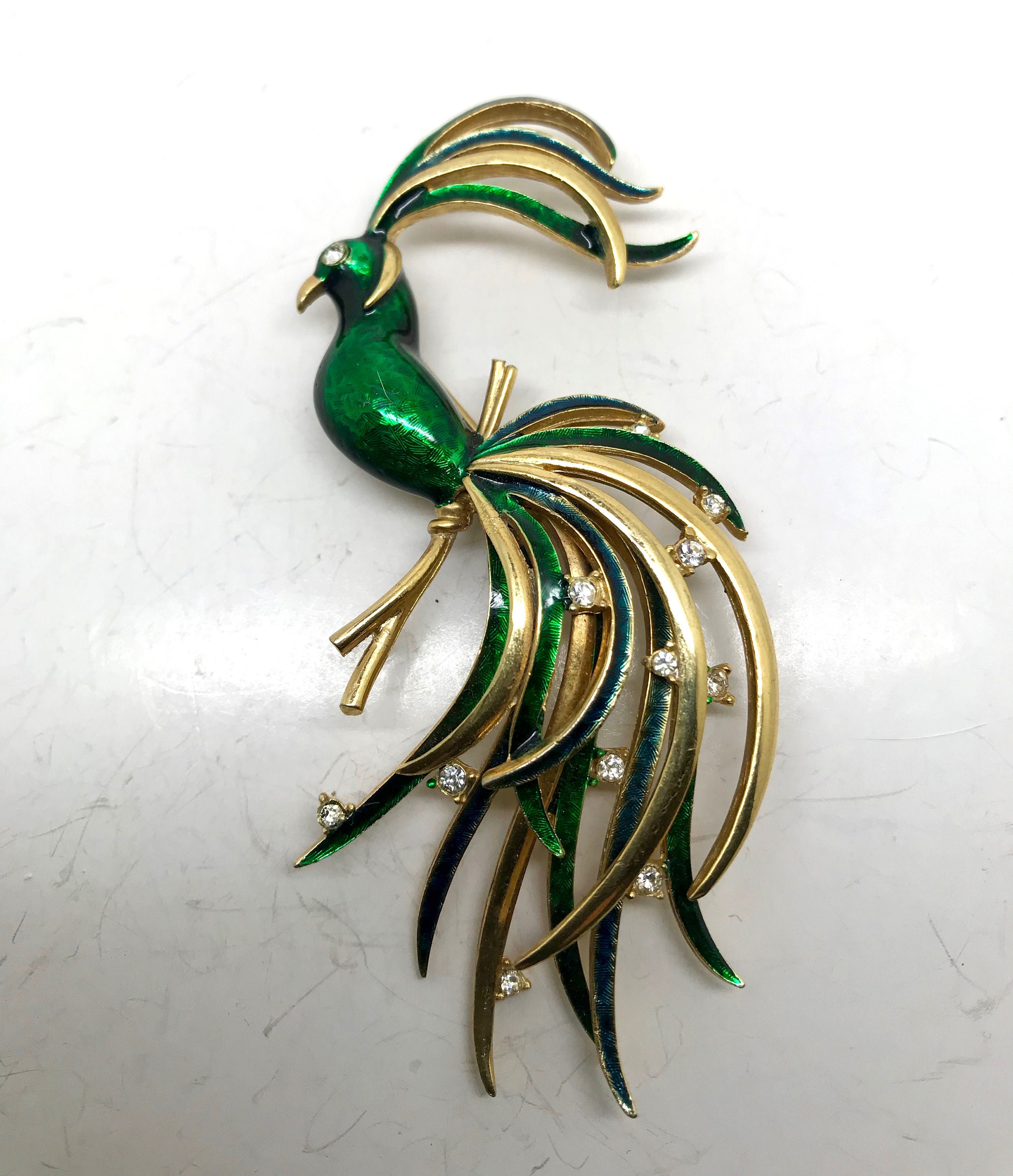 Vintage Rare Boucher Bird of Paradise Brooch Number 10419 Maybe, Not ...
