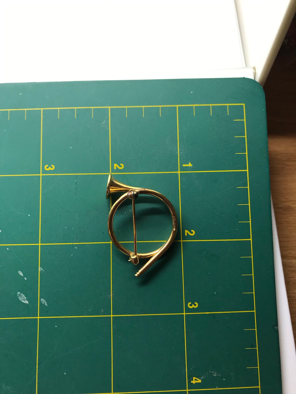 Vintage Napier French Horn Brtooch - Etsy